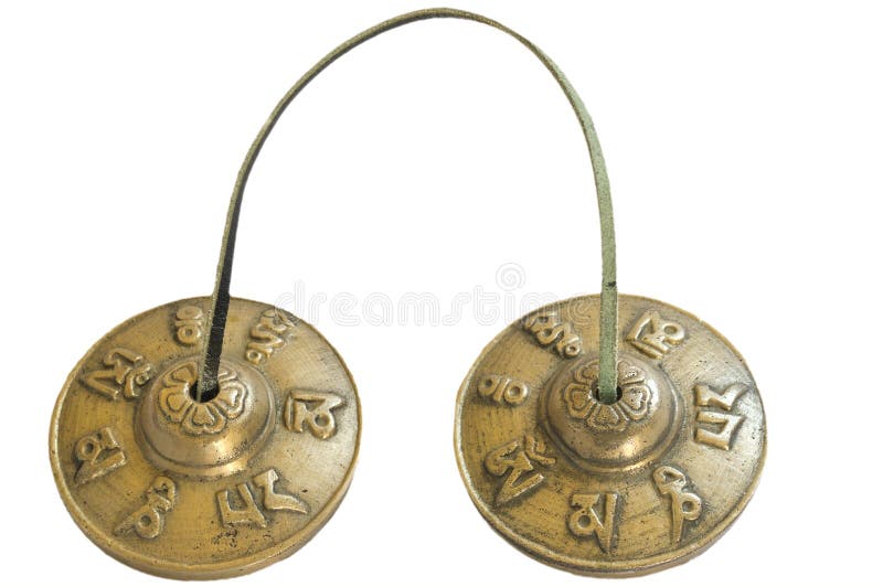 Tingsha Bells stock image. Image of brass, prayer, bell - 7795751