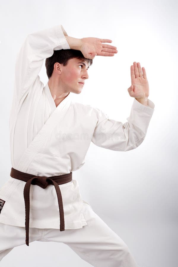 Karate stockbild. Bild von stattlich, gesundheit, übung - 3408709
