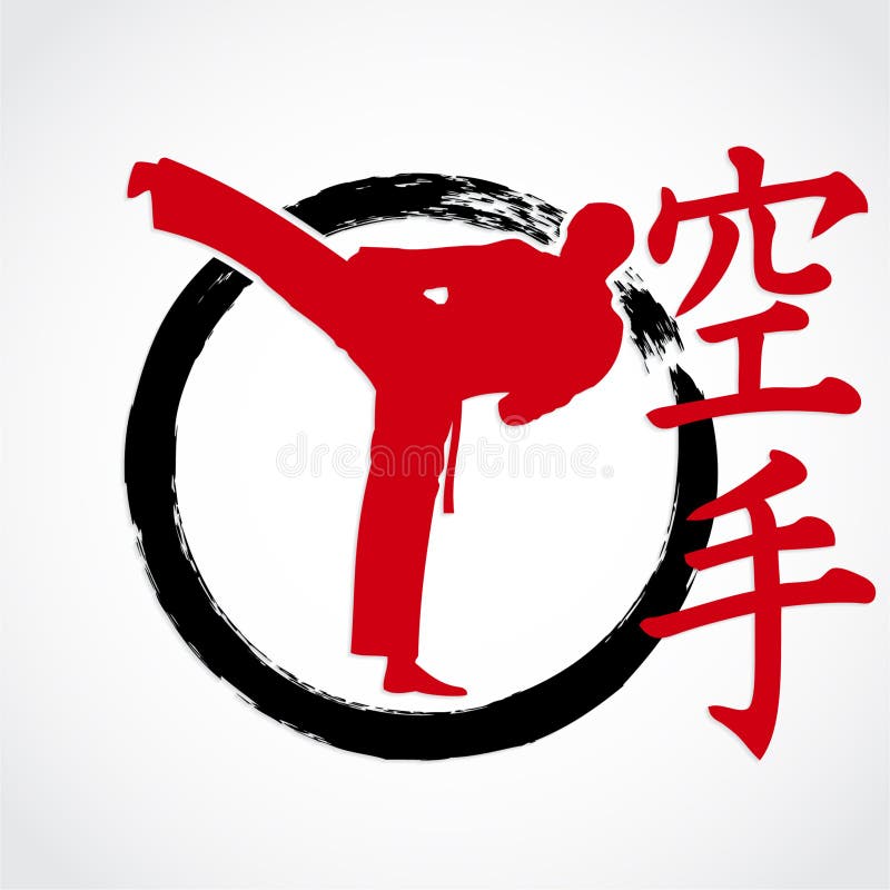 Karate kick logo stock vector. Illustration of dojo - 382851819
