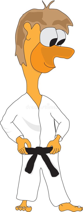 Karate Kid Blond Mantis 10 stock vector. Illustration of vector - 198988552