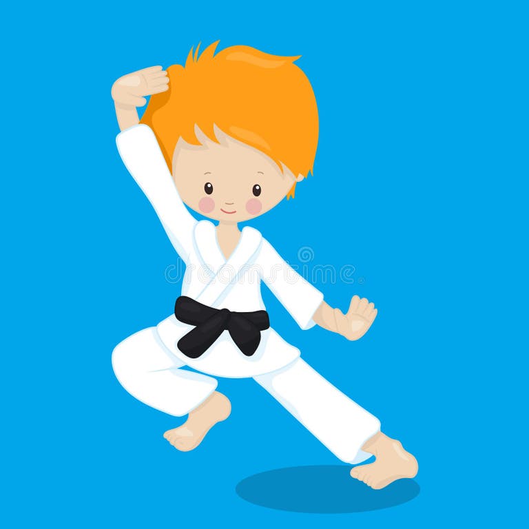 Karate Kid Red Mantis 11 stock vector. Illustration of cartoon - 198988655