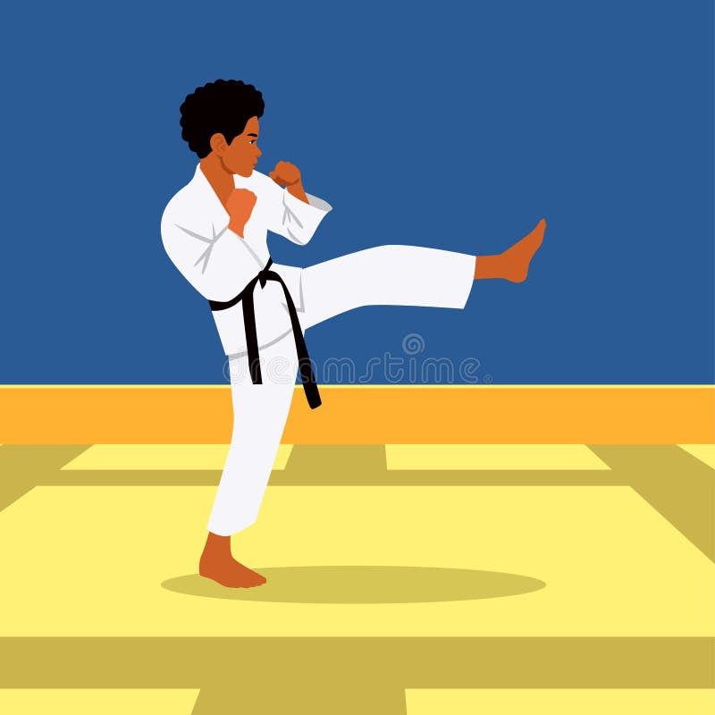 Karate Martial Arts Tae Kwon Do Dojo Vector Stock Vector - Illustration ...