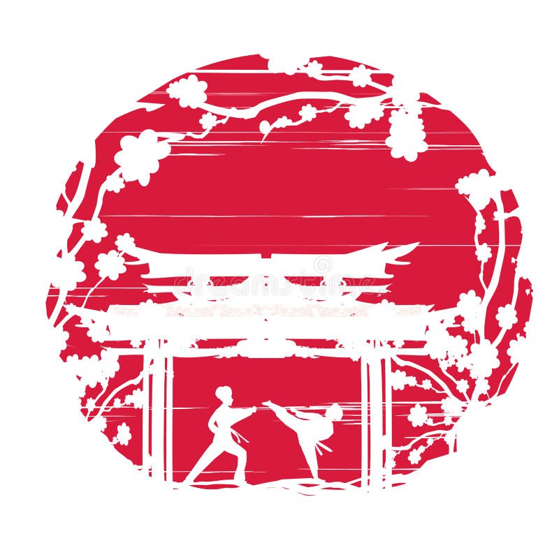 Karate Grunge background stock vector. Illustration of body - 35604053