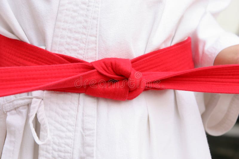 Karate red belt stock image. Image of asian, korea, battle - 1432989