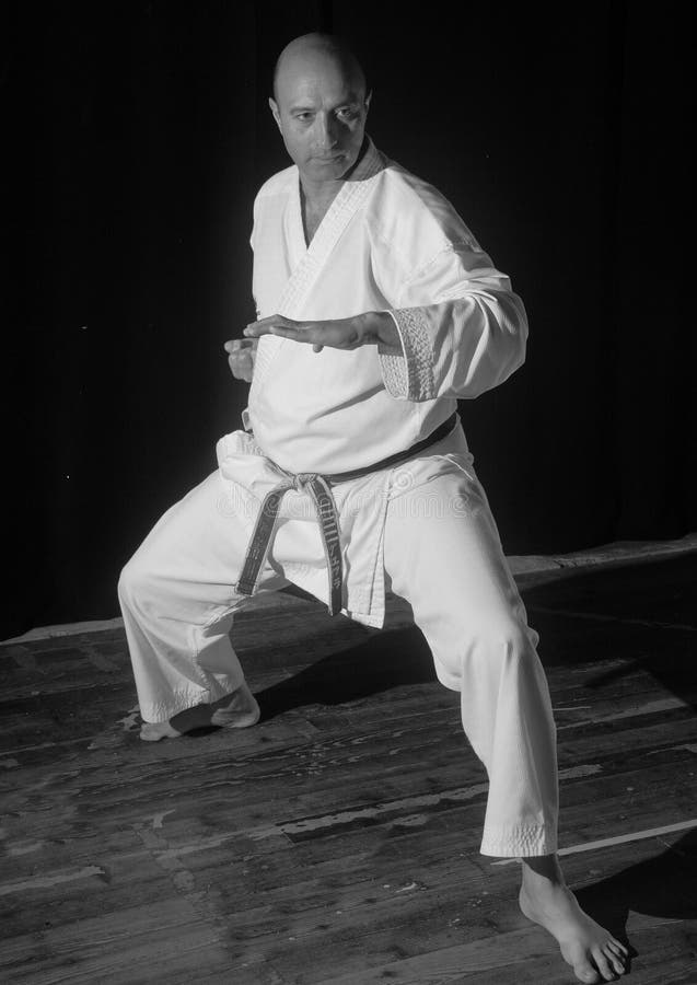 Karate show stock photo. Image of sport, black, kata - 92185020