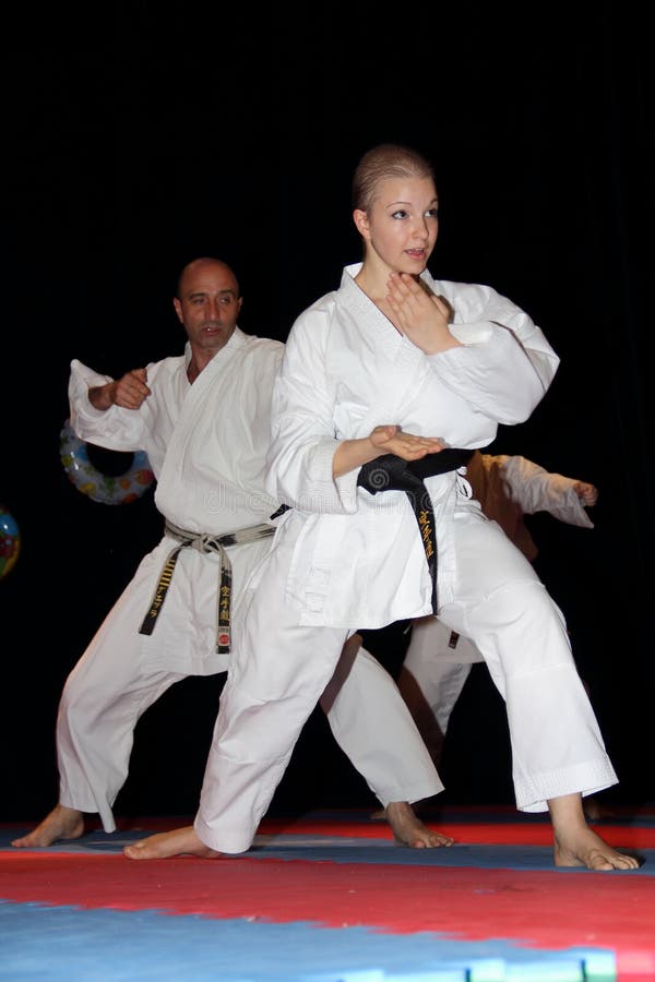 Karate show stock image. Image of preparation, combat - 92384293