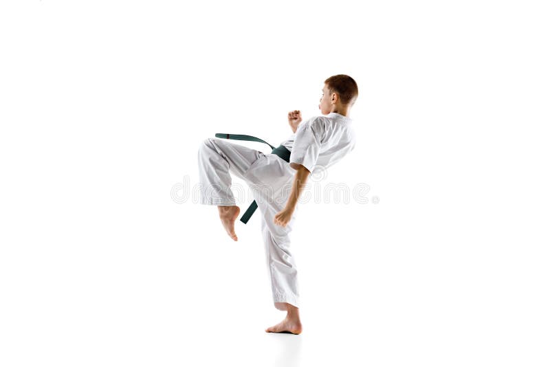 145 Karate Kick Green Background Stock Photos - Free & Royalty-Free ...