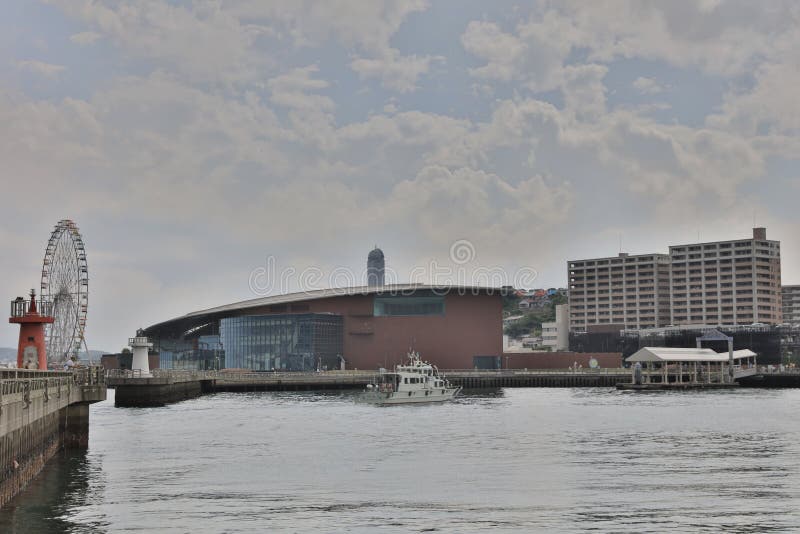 Karato Market and the Kanmon Strait Editorial Photo - Image of province ...