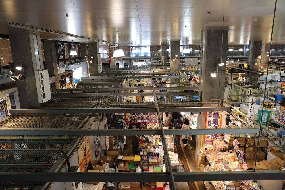 The Karato Market at Shimonoseki Editorial Image - Image of fugu ...
