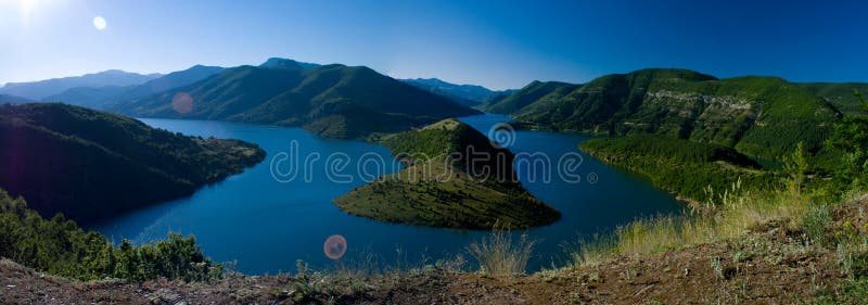 Kardjali lake, Bulgaria stock photo. Image of mountains - 31272568