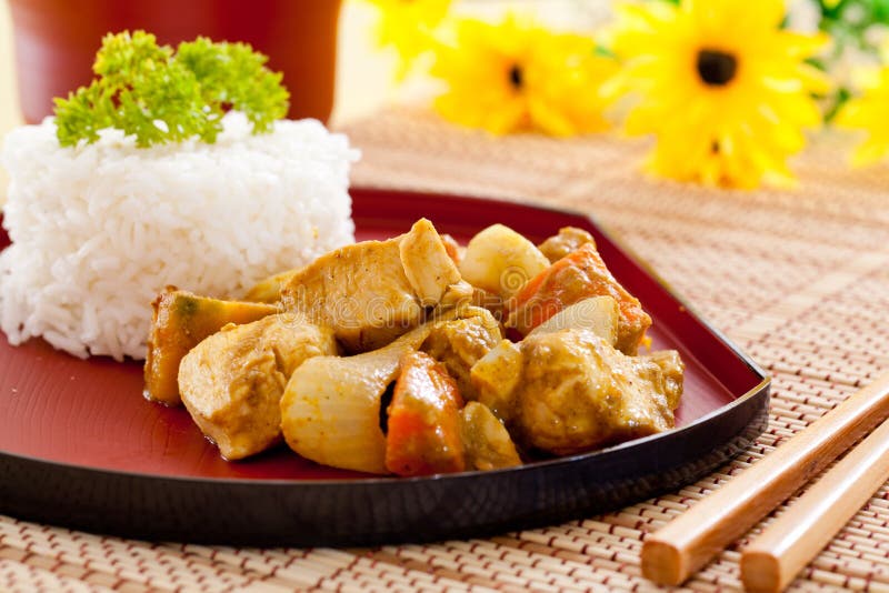 Kare Rice imagen de archivo. Imagen de alimento, pollo - 103757091