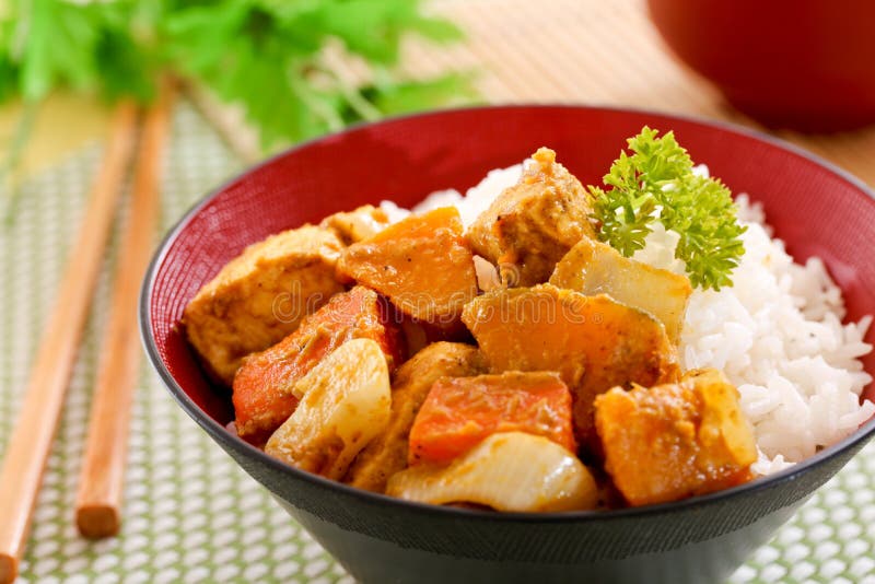 Kare Rice stock image. Image of grain, gourmet, curry - 102267647