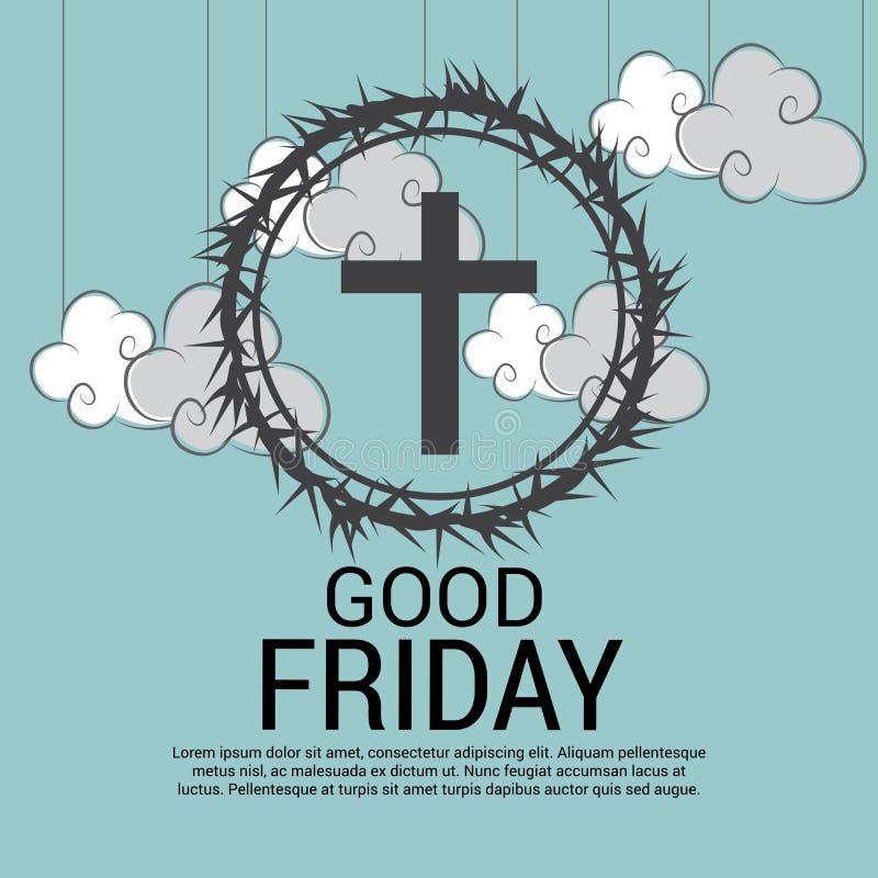 Karfreitag stock abbildung. Illustration von symbol, kreuzigung - 90265246