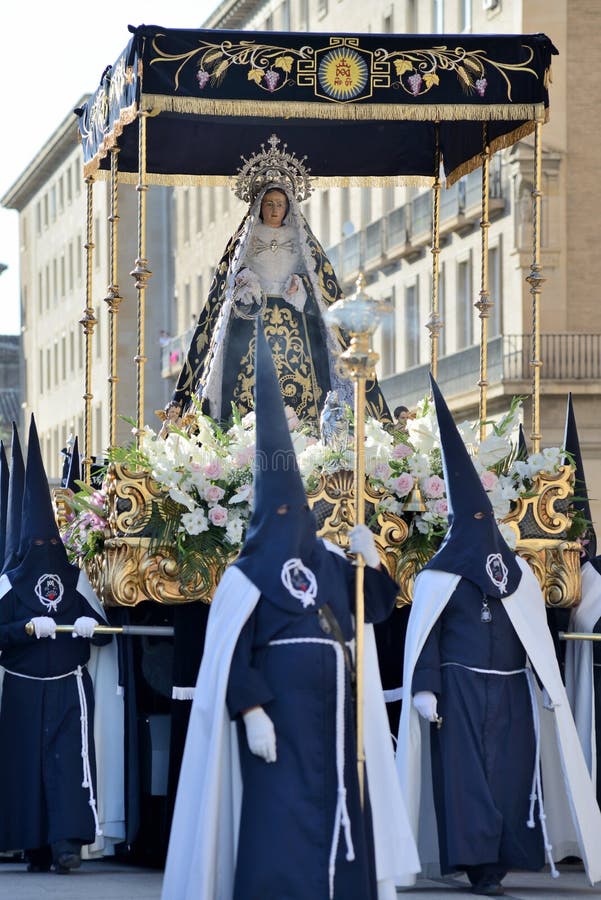 Karfreitags-Prozession, Spanien Redaktionelles Bild - Bild von kirche ...