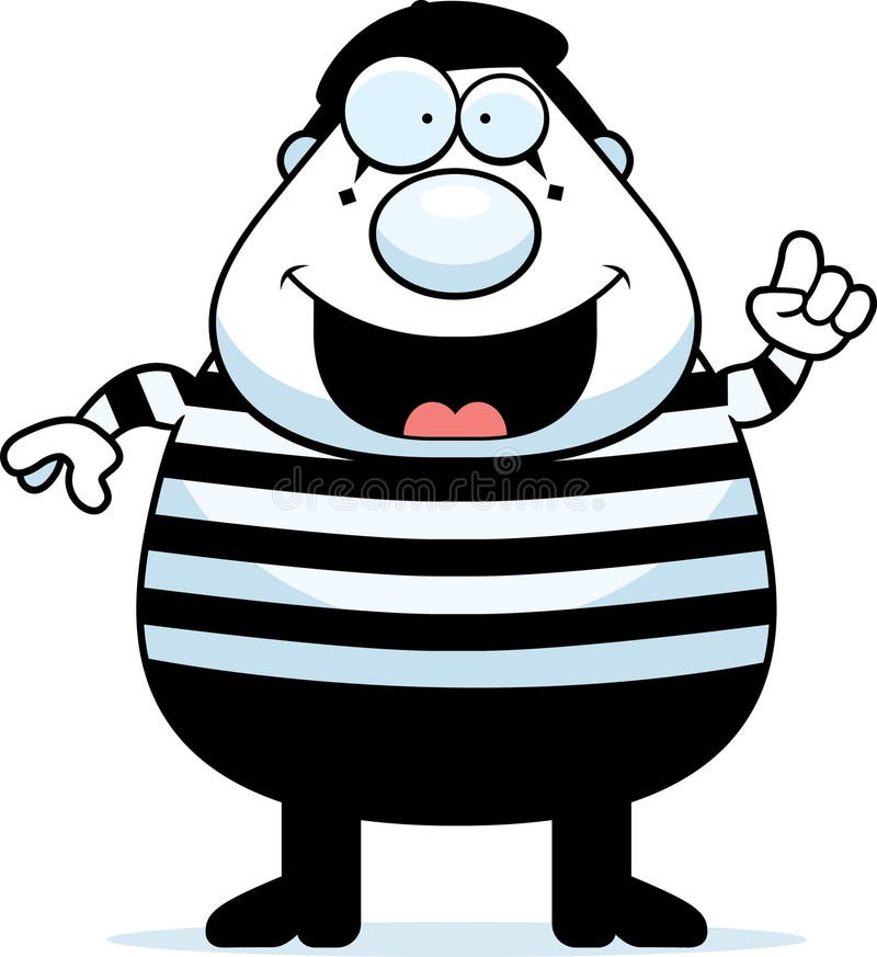 Karikatur-Pantomime Waving vektor abbildung. Illustration von waving ...