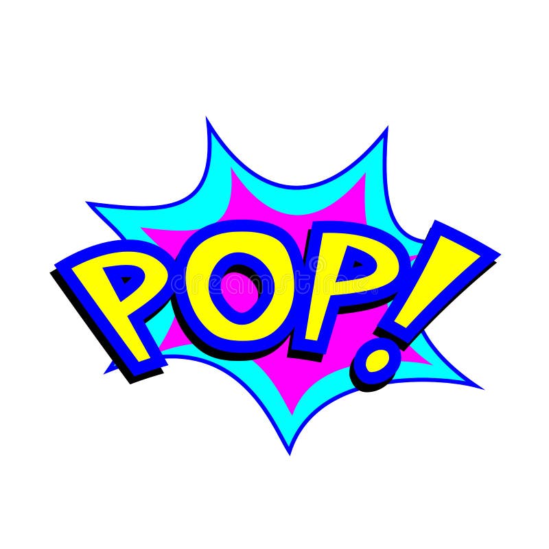 Karikatur-Vektor-Knall vektor abbildung. Illustration von lustig - 82870233