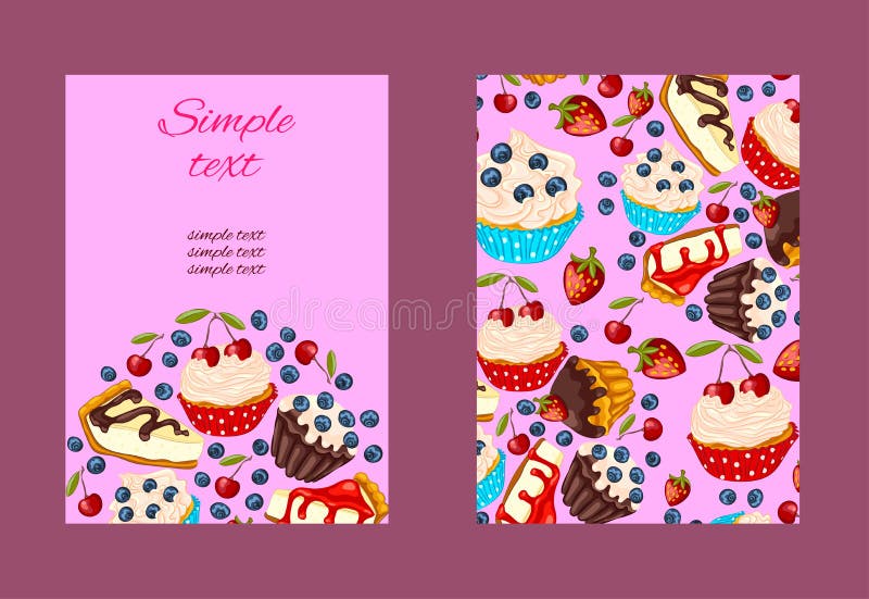 Karikaturartrestaurant- Oder -cafémenüdesign Stock Abbildung ...