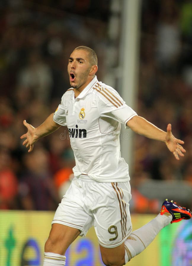 Karim Benzema of Real Madrid Editorial Stock Image - Image of game ...