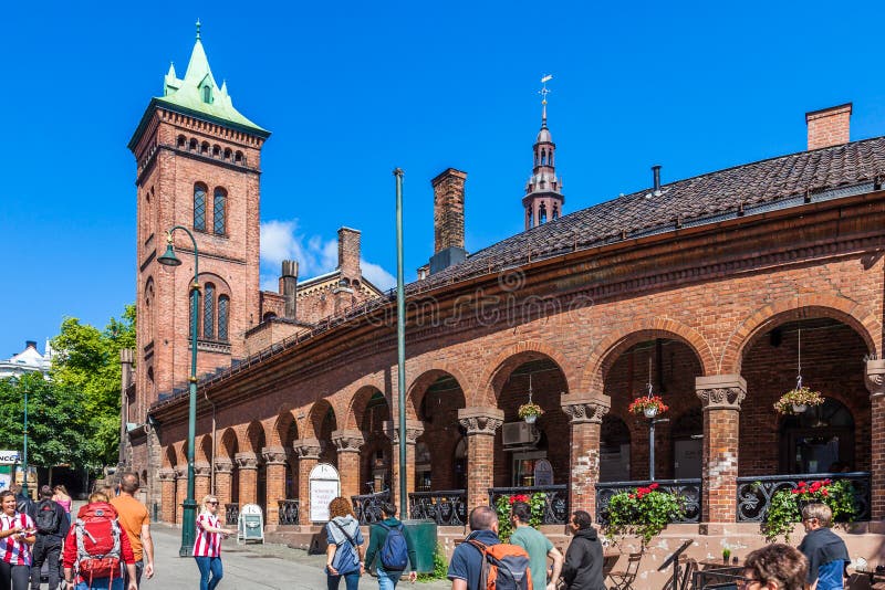 Karl Johan Street à Oslo photo stock éditorial. Image du both - 57160858