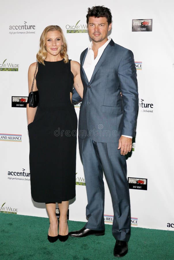 Karl Urban Y Katee Sackhoff Imagen editorial - Imagen de estrella ...