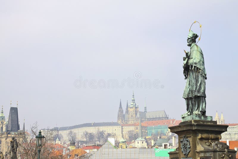 Kind on the Prague Lock of Old Prague Stock Image - Image of facade ...