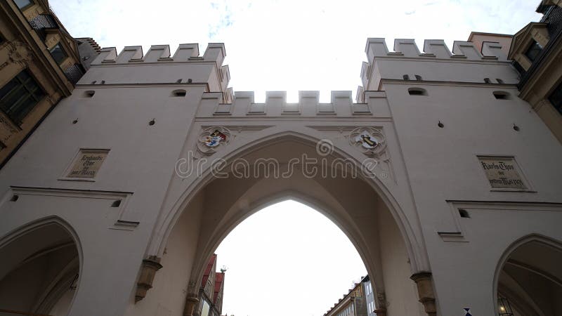 Karls Gate in the Histroic District of Munich - MUNICH, GERMANY - JUNE ...