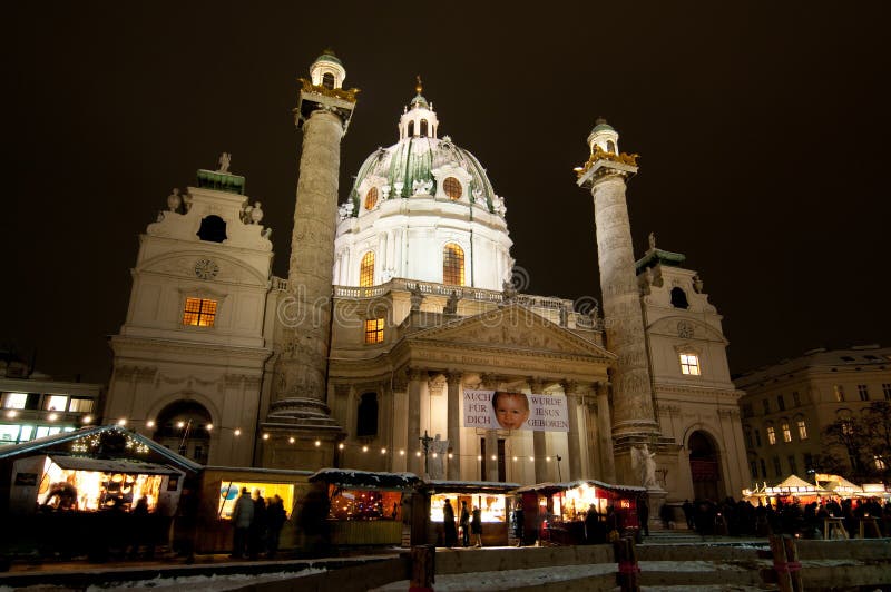 Karlskirche editorial image. Image of vienna, rococo - 17421375