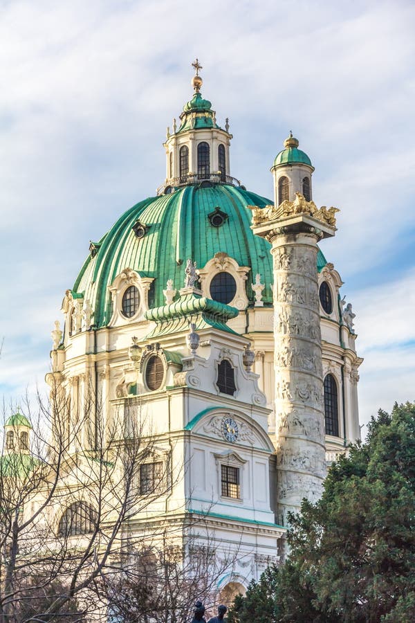 Karlskirche in Vienna stock photo. Image of town, architecture - 29436128