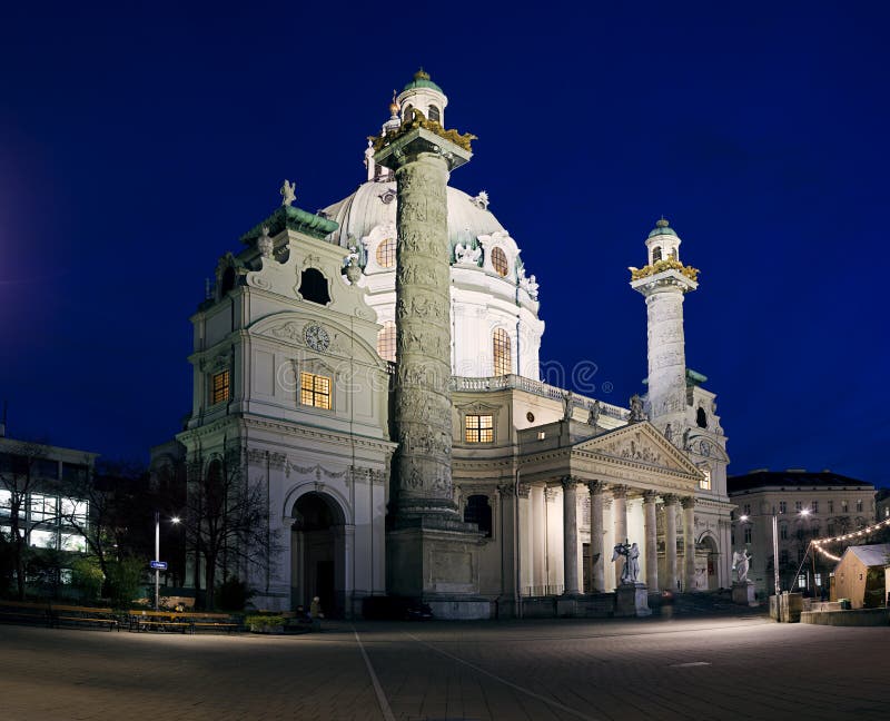 Karlskirche, Vienna stock photo. Image of tourism, viewpoint - 31173668