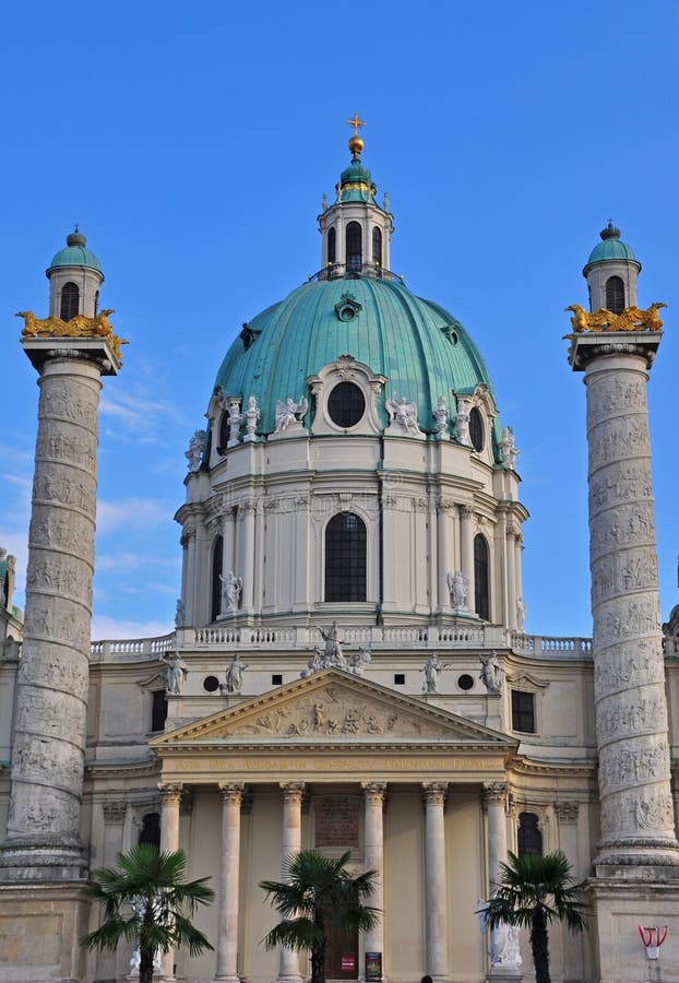 Karlskirche in Vienna stock image. Image of austria, europe - 33504635