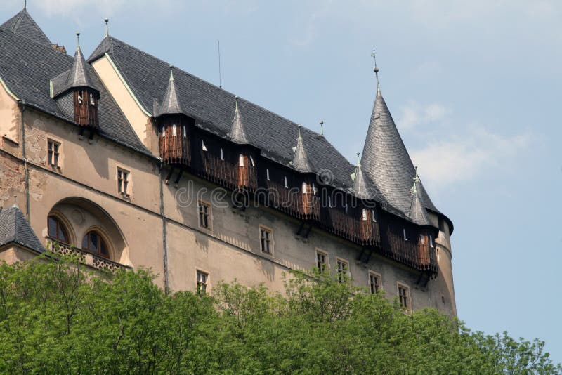 Karlstein Fortress, Czech Republic Stock Image - Image of czech ...