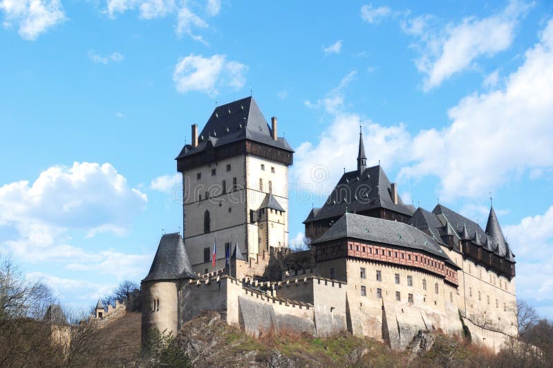 Karlstejn castle stock photo. Image of empire, journey - 15359656