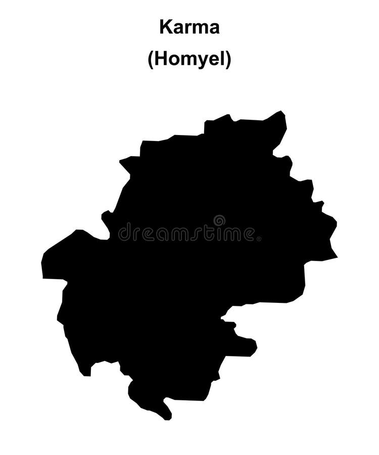 Karma Outline Map Stock Illustrations – 8 Karma Outline Map Stock ...