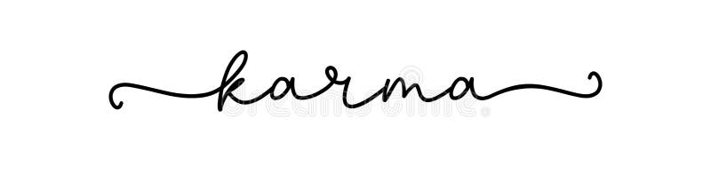 Karma vector word. stock vector. Illustration of boho - 263320193