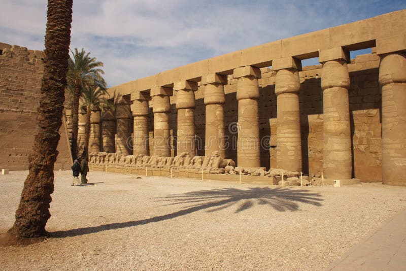 Karnak Temple in Luxor, Egypt Stock Photo - Image of remains, female ...