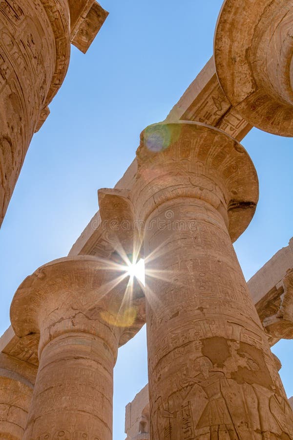 Karnak Temple in egypt stock photo. Image of africa - 158594024