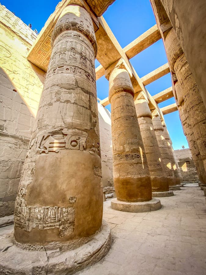 Karnak Temple in Luxor Egypt Editorial Stock Image - Image of sculpture ...