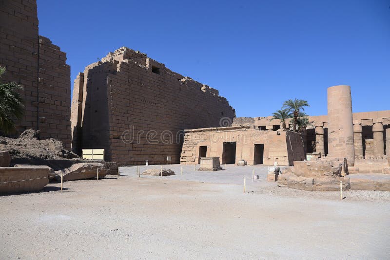 The Karnak temple stock photo. Image of exterior, karnak - 72479336