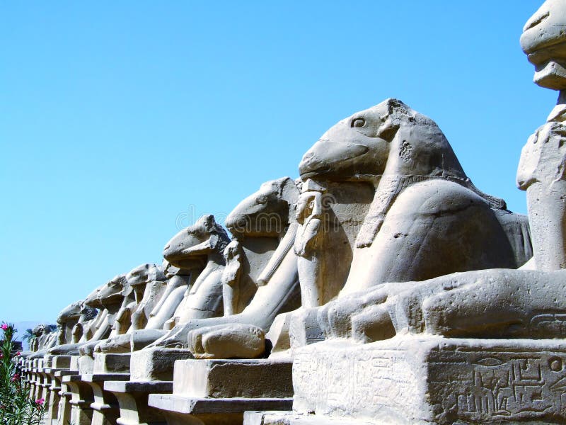 Karnak temple statue 14 stock photo. Image of archeology - 6995728