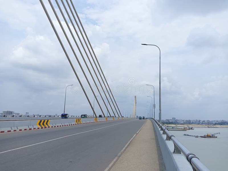 Karnaphuli Third Bridge Modern Cable-stayed Architecture in Chittagong ...