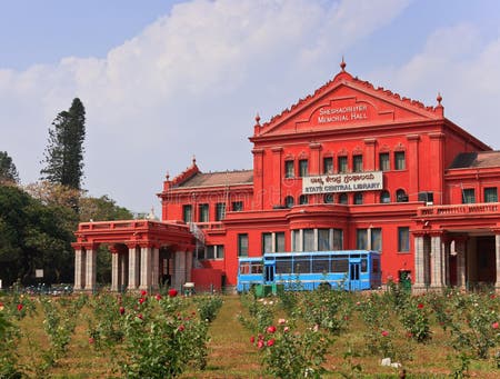 Karnataka Central Library stock photo. Image of state - 32490416