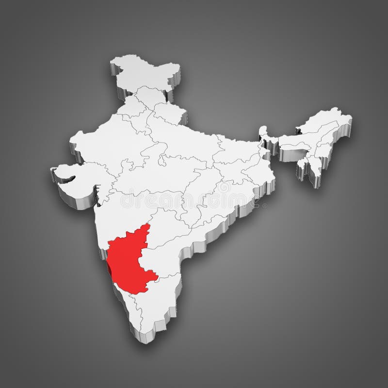 3d Karnataka Map Stock Illustrations – 60 3d Karnataka Map Stock ...