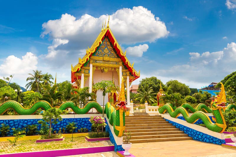 Karon Temple at Phuket stock image. Image of summer - 185494943