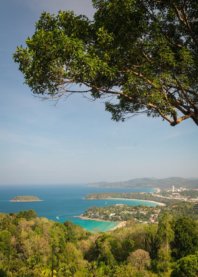 Karon view point stock image. Image of westcoast, ocean - 38305891