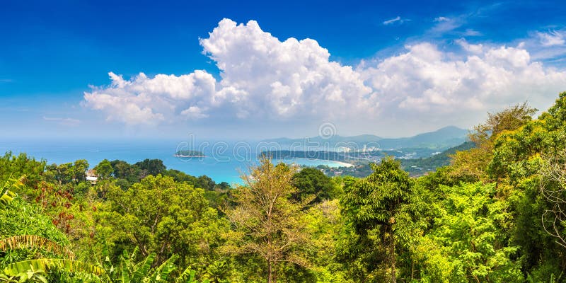 Karon View Point at Phuket stock photo. Image of romantic - 185501898