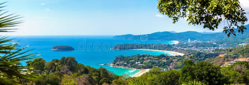 Karon View Point at Phuket stock image. Image of beautiful - 261390539