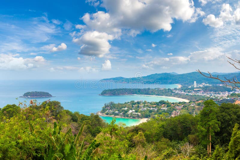 Karon View Point at Phuket stock photo. Image of andaman - 268578348