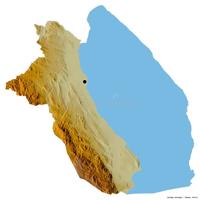 Karonga, District of Malawi, Zoomed. Satellite Stock Illustration ... Karonga, District of Malawi, Zoomed. Satellite Stock Illustration ...
