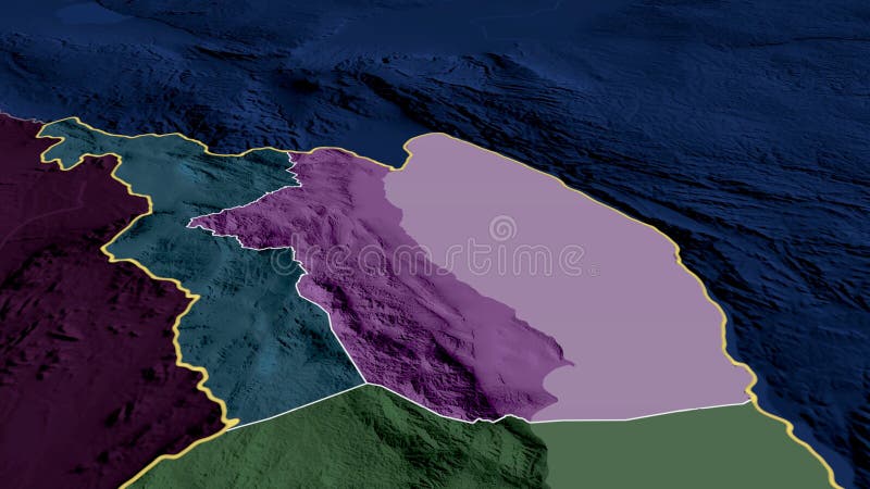 Karonga, Malawi - Highlighted. Administrative Stock Illustration ...