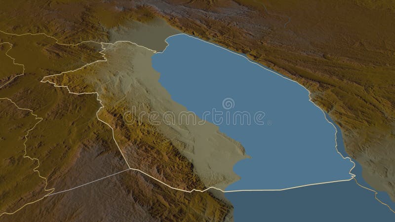 Karonga, Malawi - Outlined. Relief Stock Illustration - Illustration of ...